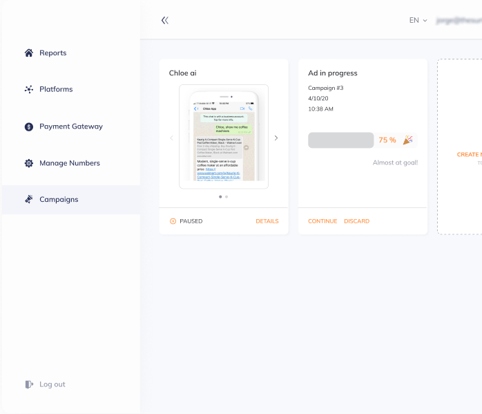 campaigns - Chloe.ai